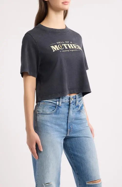 FRIDAY FEELIN’ Hell Of A Mother Crop Graphic Tee