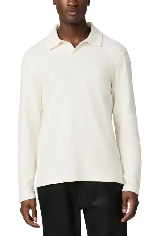 Paige Hammond Long Sleeve Polo - Natural