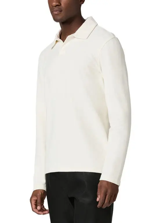 Paige Hammond Long Sleeve Polo - Natural