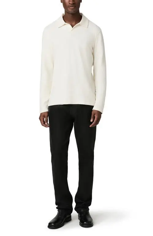 Paige Hammond Long Sleeve Polo - Natural