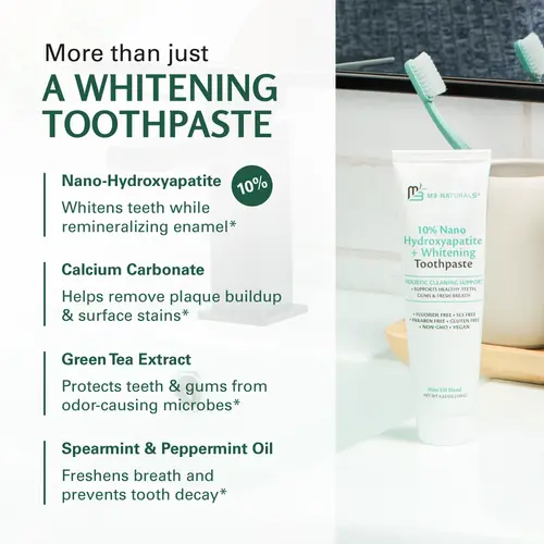M3 Nano Hydroxyapatite Toothpaste With Calcium, Mint & Spearmint