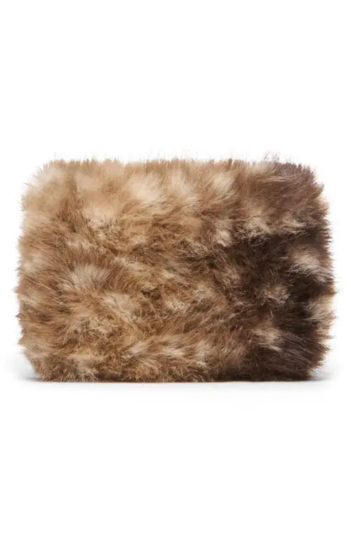 Dolce Vita Brindi Faux Fur Wallet On A Strap