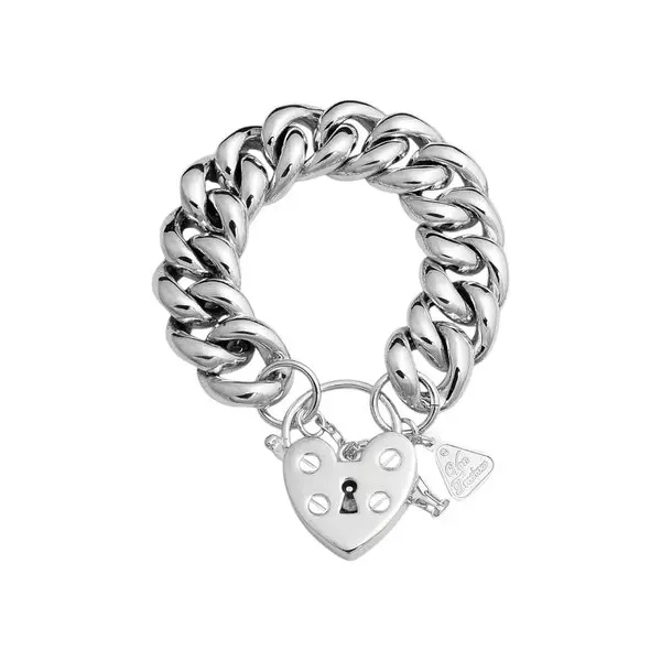 VON TRESKOW Big Mama Heart Padlock Bracelet