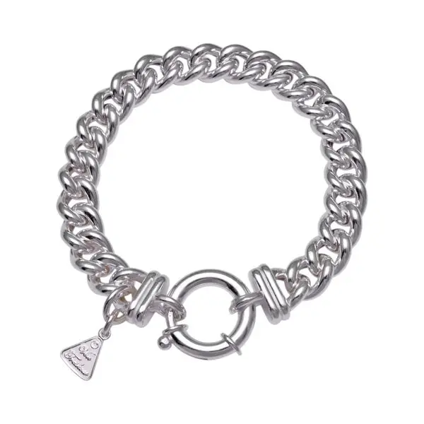 VON TRESKOW Small Mama Bolt Bracelet - Silver
