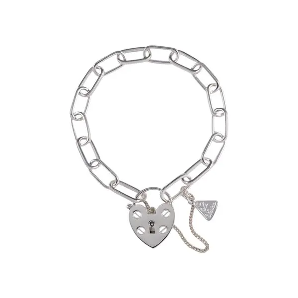 VON TRESKOW Little Lauren Link Bracelet With Heart Padlock