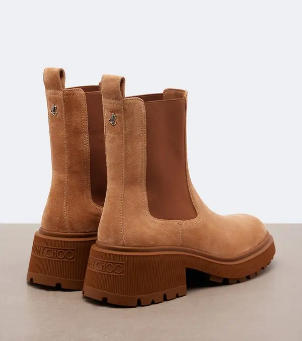 JIMMY CHOO Tamia Suede Chelsea Boots