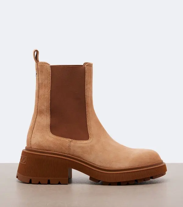 JIMMY CHOO Tamia Suede Chelsea Boots