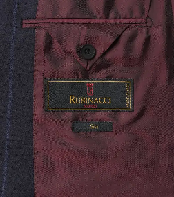 Rubinacci Chalk Stripe Virgin Wool Blazer