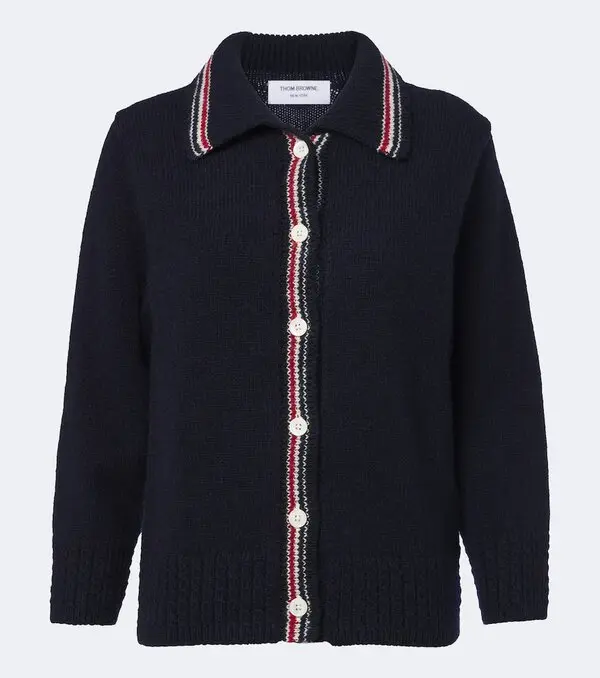 Thom Browne Hector Wool And Mohair Cardigan