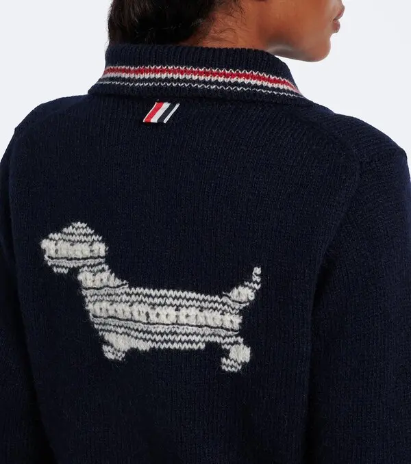 Thom Browne Hector Wool And Mohair Cardigan