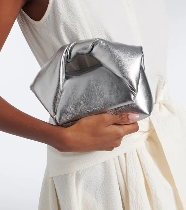 JW Anderson Twister Small Leather Top-handle Bag