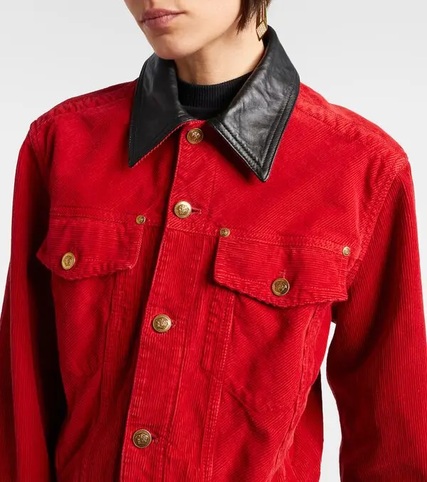 Versace Cotton Corduroy Jacket