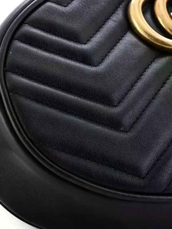 Gucci Gg Marmont Matelasse Leather Belt Bag