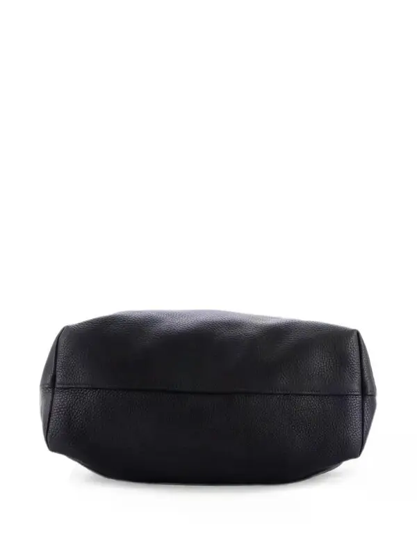 Prada Front Pocket Convertible Tote Vitello Phenix Medium Shoulder Bag