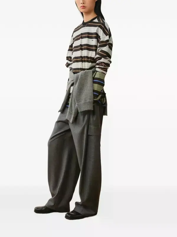 LESS Stripe-print Relaxed-fit T-shirt