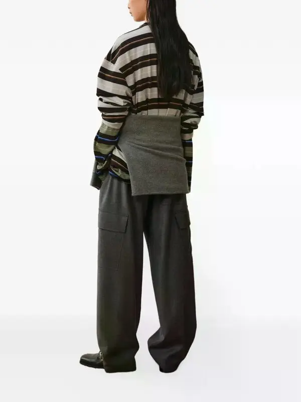 LESS Stripe-print Relaxed-fit T-shirt