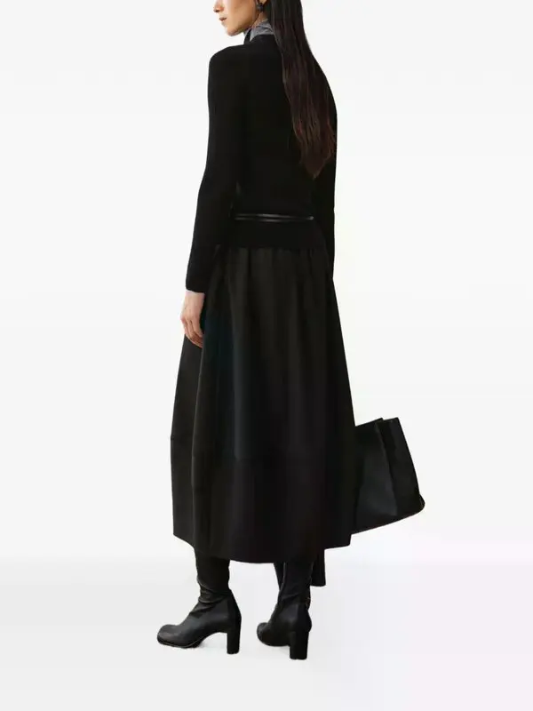 LESS Puff-skirt Midi Skirt