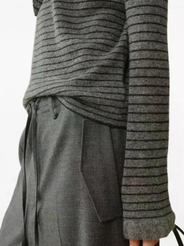 LESS Striped Cashmere Sweater
