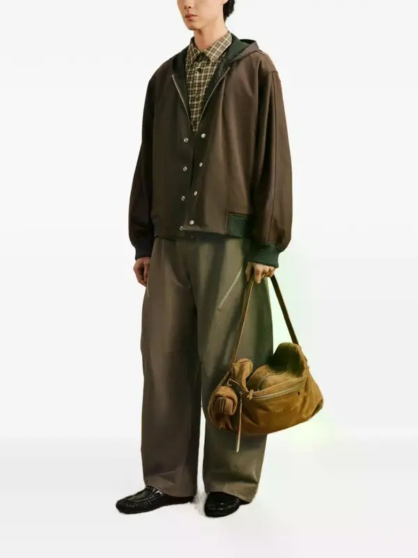 CROQUIS Side-pockets Wide-leg Trousers