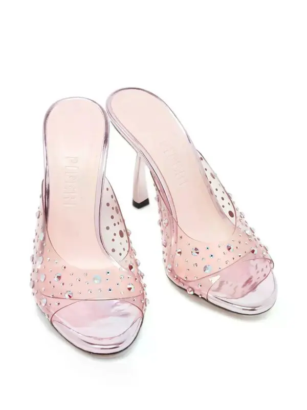 PIFERI Tiana Crystal-embellished Sandals