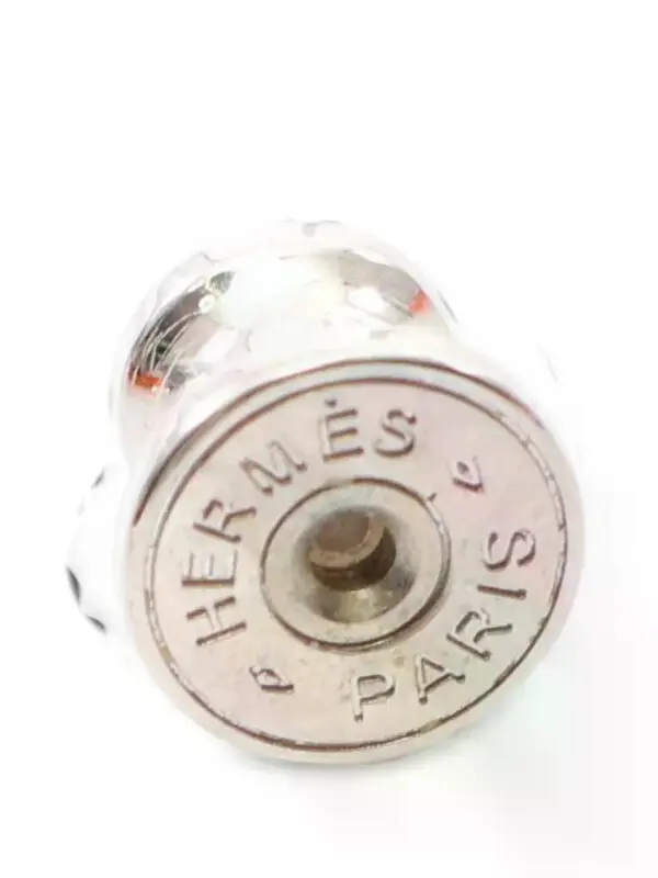 Hermès H-equip Buffalo-horn Earrings