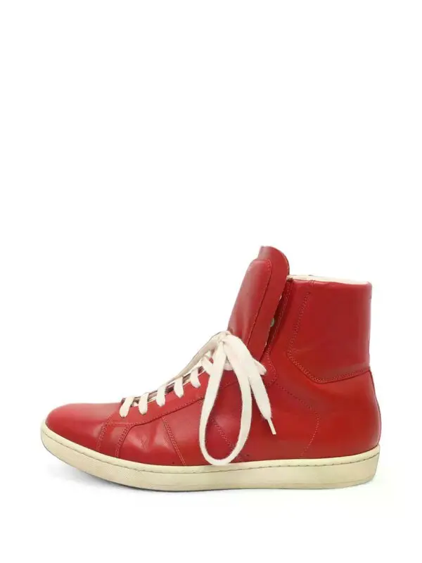 Saint Laurent Court Classic Sl/01h High-top Sneakers - Red