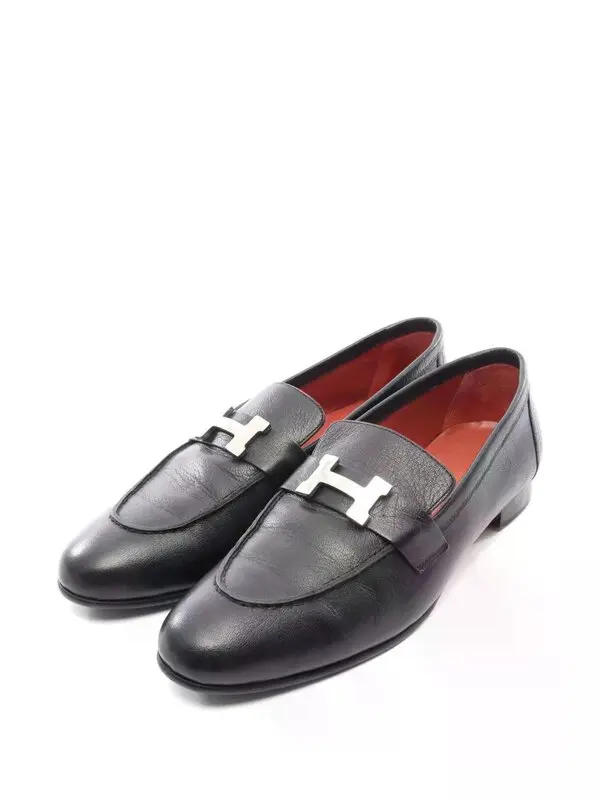 Hermès 2010s Paris Loafers - Black