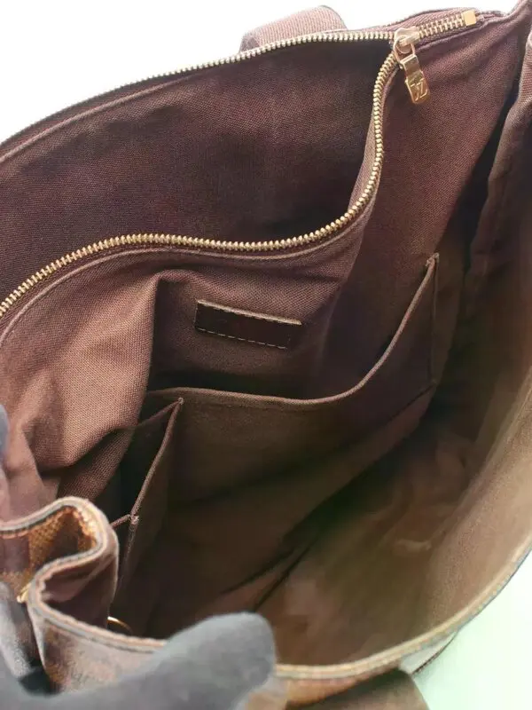 LOUIS VUITTON 2008 Beaubourg Damier Ebene Tote Bag