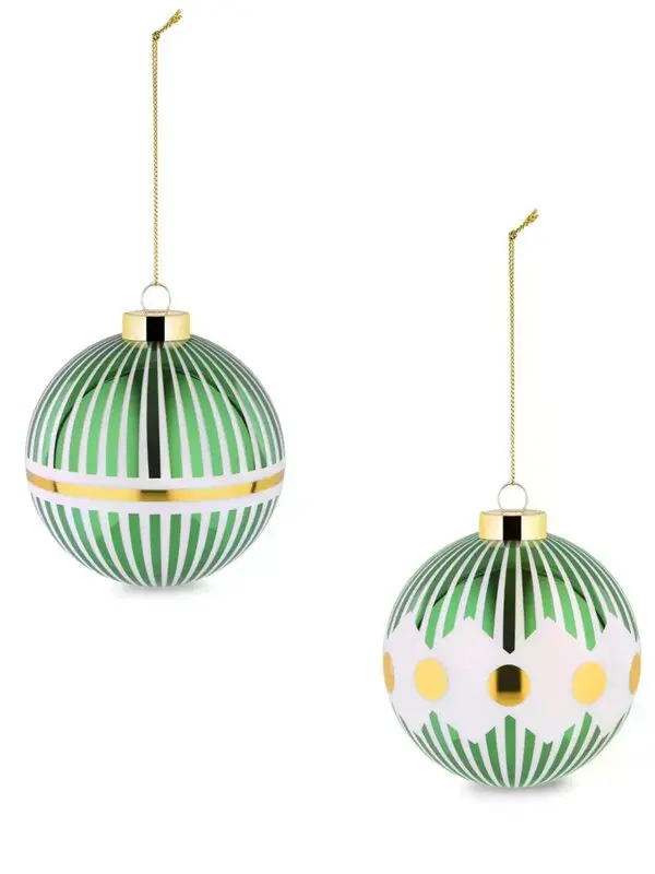 ALESSI Striped Polka-dot Baubles
