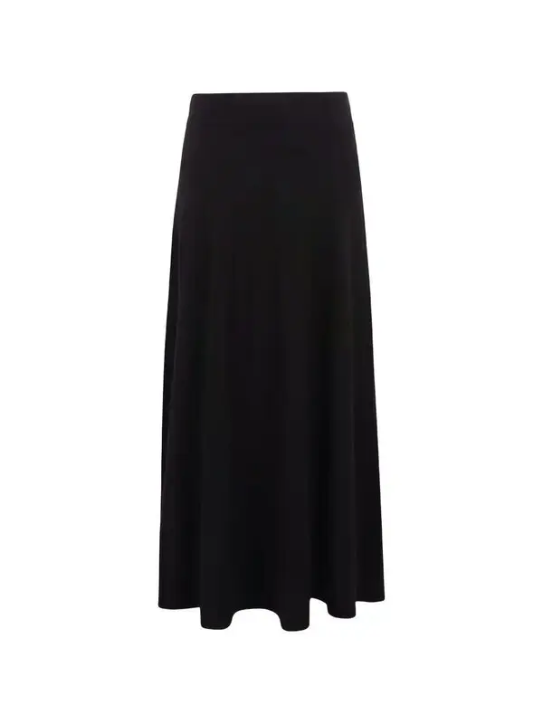 JOVONNA Oriana A-line Midi Skirt - Black