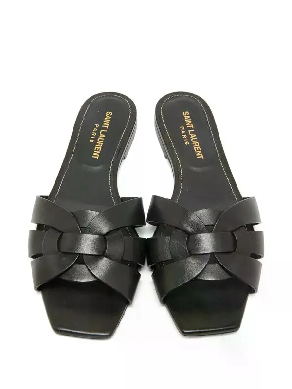 Saint Laurent Tribute Leather Sandals