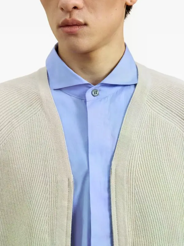 CROQUIS V-neck Zip-up Cardigan