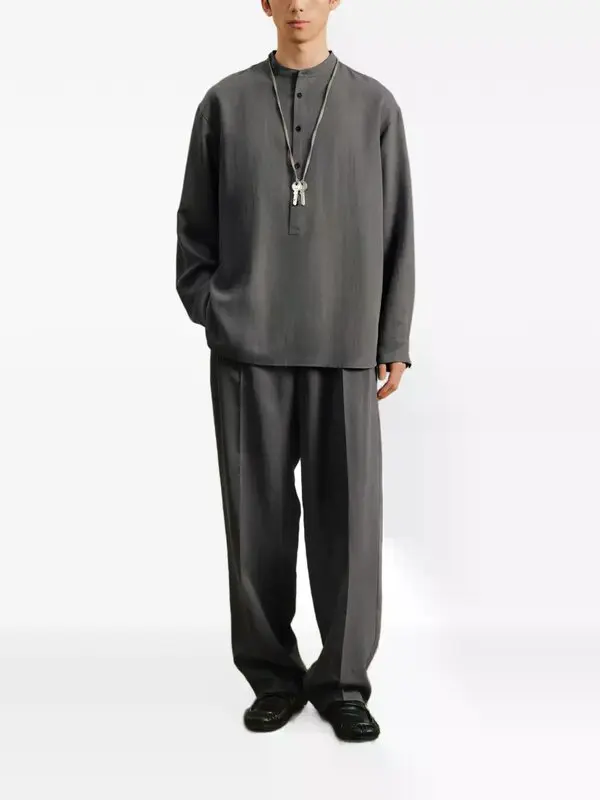 CROQUIS Oversized Long-sleeve Shirt