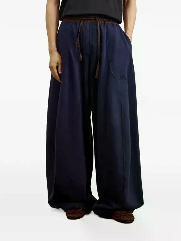 CROQUIS Oversized Curved-leg Trousers