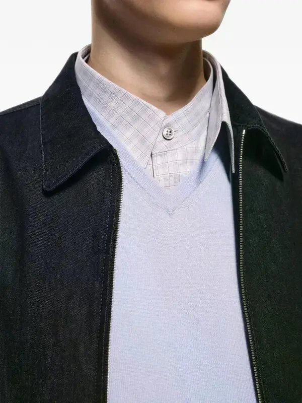CROQUIS Zip-up Denim Jacket