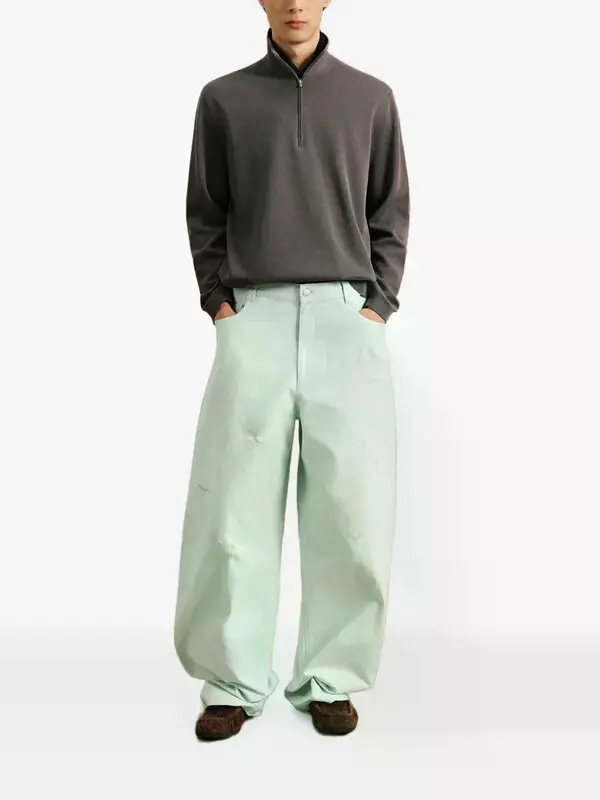 CROQUIS Brushed Loose-fit Jeans