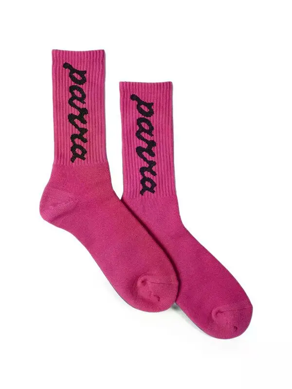 PARRA Lowercase Scriptlogo-jacquard Ankle Socks