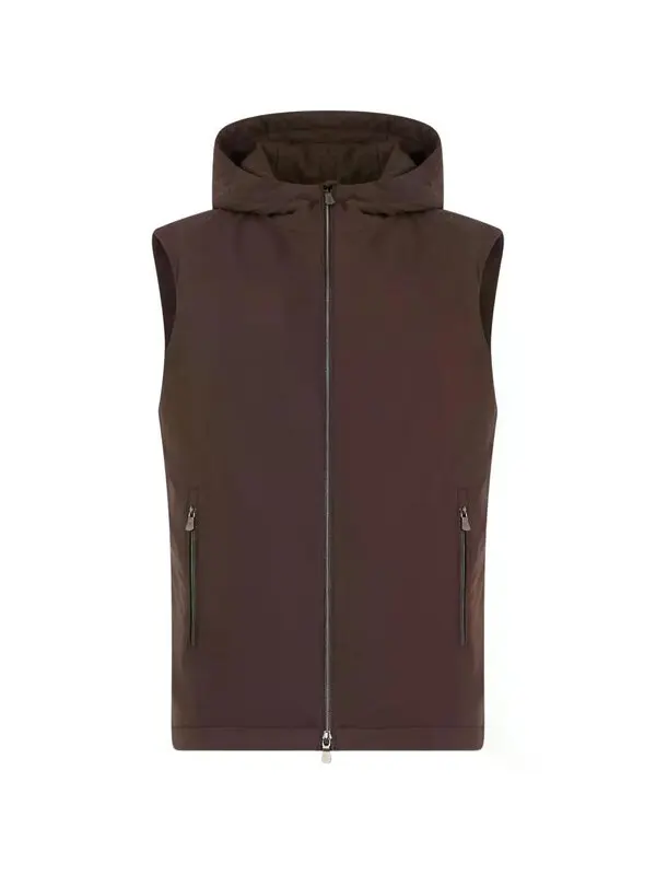 Fedeli Hooded Zip-up Gilet