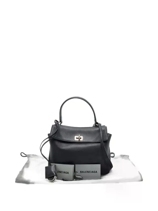 Balenciaga Mini Rodeo Turn-lock Tote Bag - Black