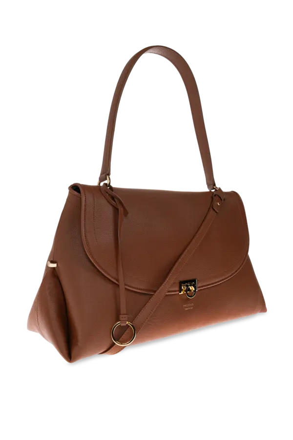 FERRAGAMO Leather Bag With Logo
