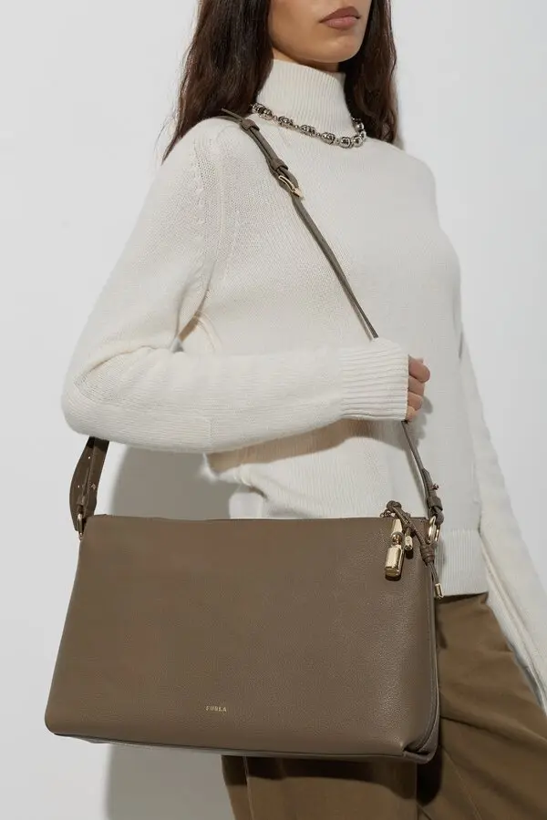 Furla Debby Medium Bag - Grey