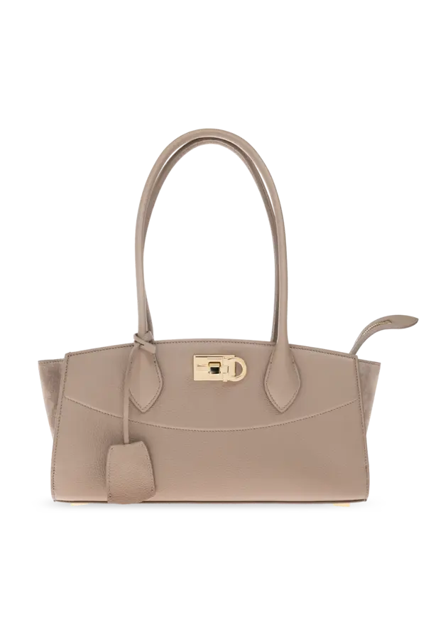 FERRAGAMO Soft’ Bag - Grey
