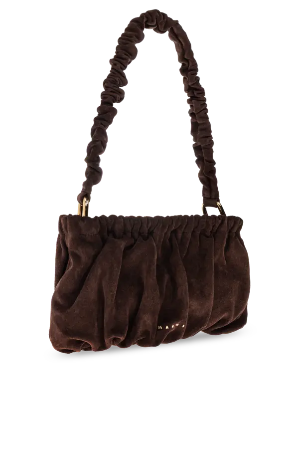 Marni Suede Gathered Bag