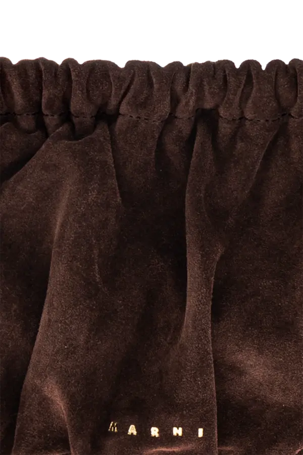 Marni Suede Gathered Bag
