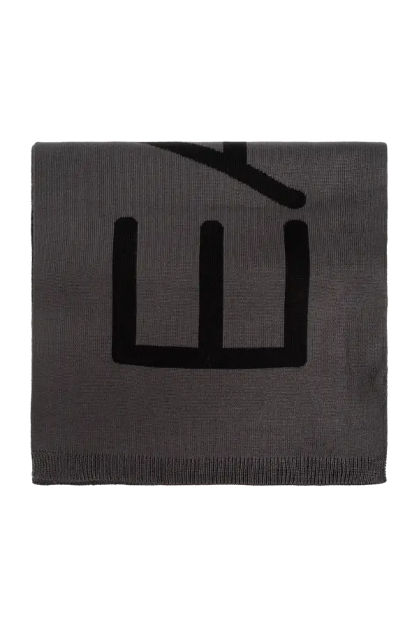 EA7 Scarf With Logo - Grey