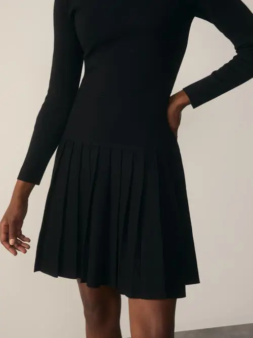 The Fold Rothes Knit Mini Dress