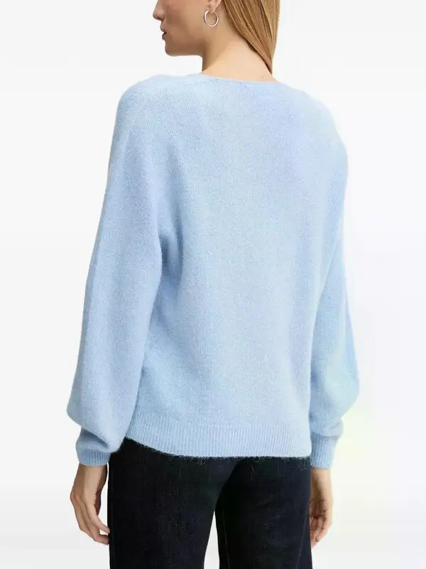 MORGAN V-neck Long-sleeved Sweater