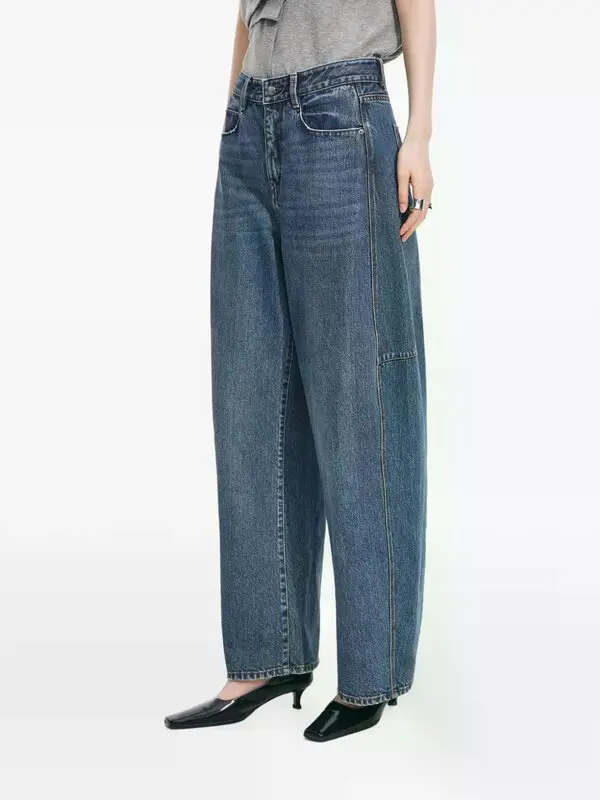 JNBY Barrel-leg Wide-leg Jeans