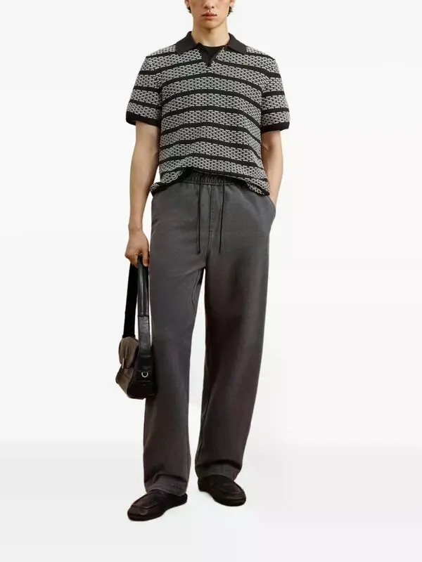 CROQUIS Drawstring Relaxed-fit Straight-leg Trousers