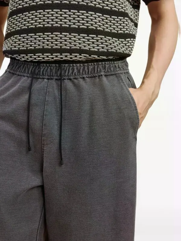 CROQUIS Drawstring Relaxed-fit Straight-leg Trousers